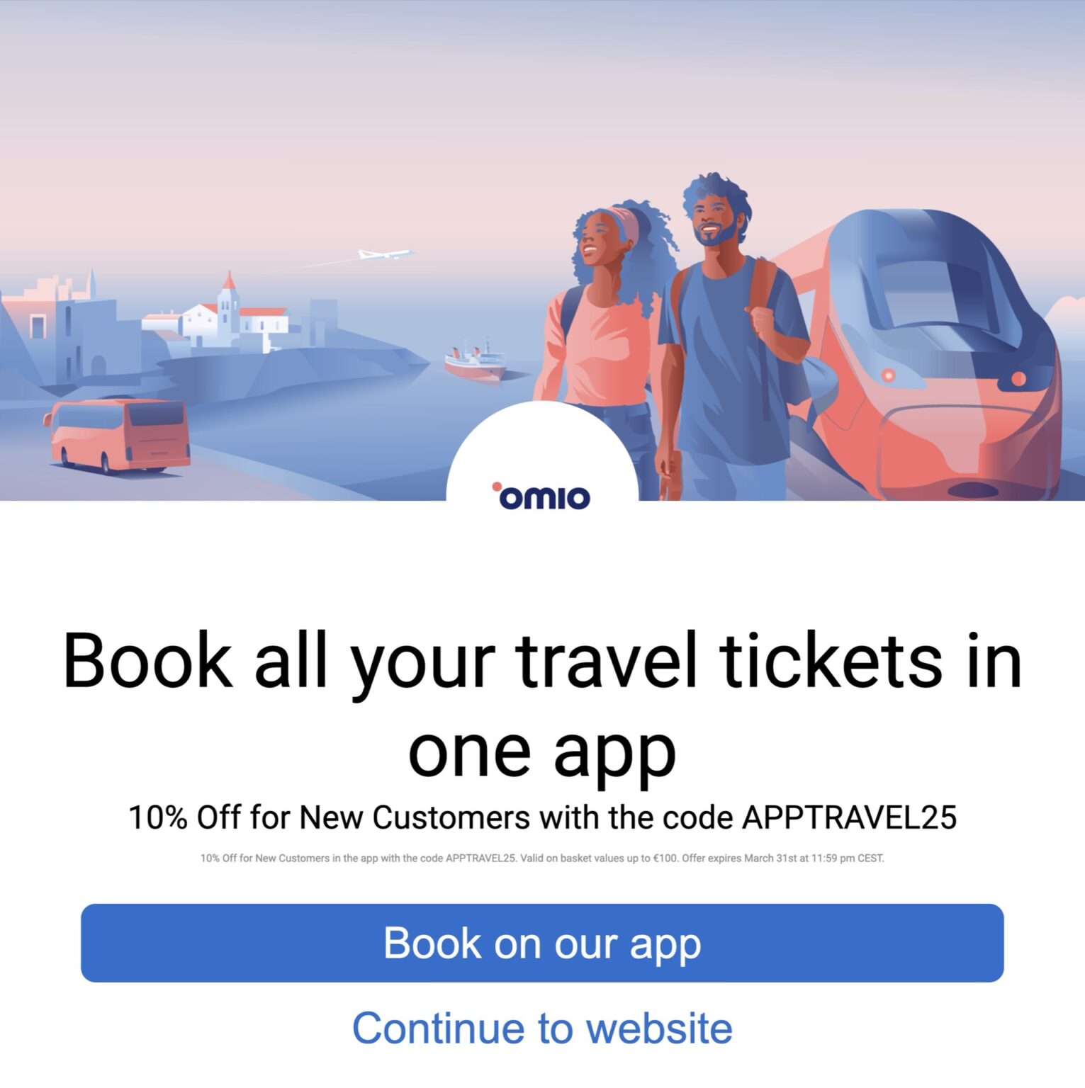 【2026年5月】Omioの割引クーポンコードと使い方！友達紹介・学割・初回割引で10％OFF | 20代の個人旅行